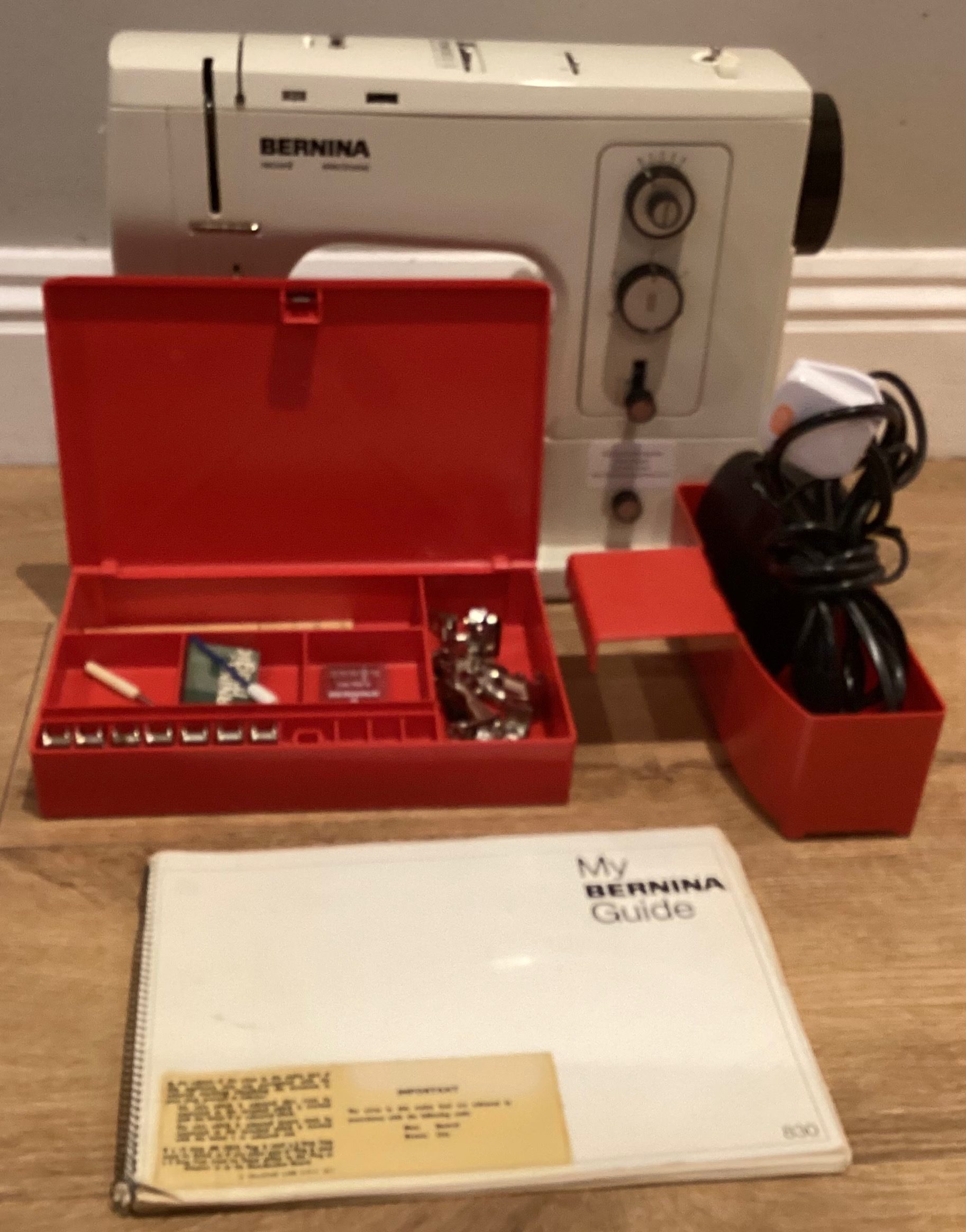 Bernina Record 830E Swiss Made Sewing Machine – IMMACULATE – SERVICED ...