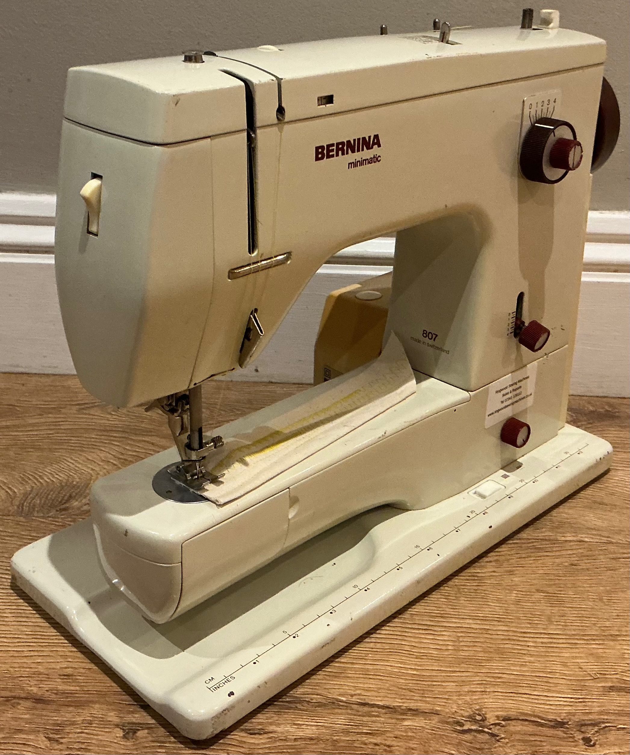 Bernina Minimatic 807 Swiss Made Sewing Machine – SERVICED WITH ...